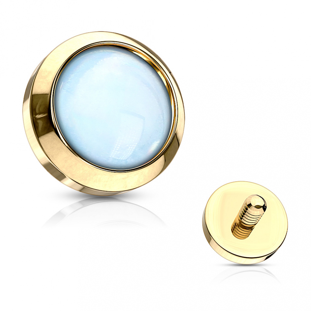 Dermal Illuminating Stone Top Gold Blue @SHORT_DESCRIPTION@